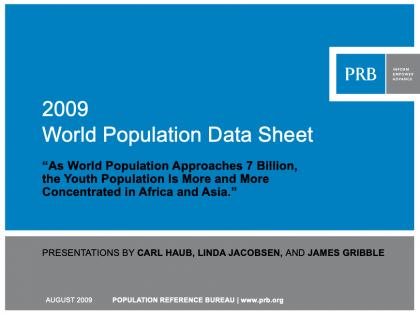 2009 World Population Data Sheet Presentation | PRB