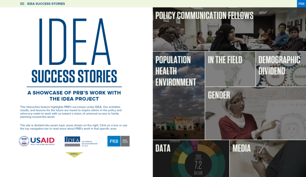 IDEA Success Stories - Population Reference Bureau