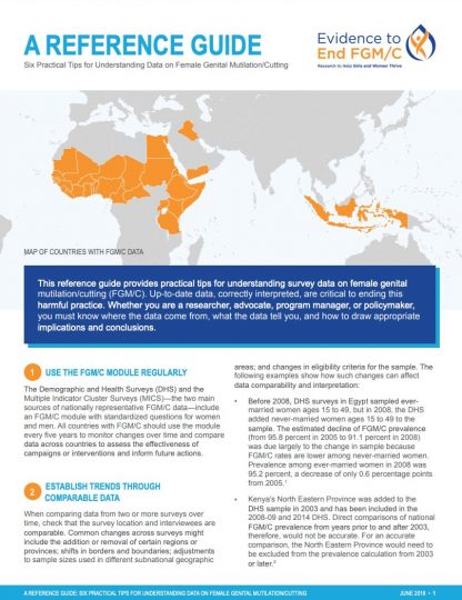 Reference Guide for Understanding FGM/C Data | PRB
