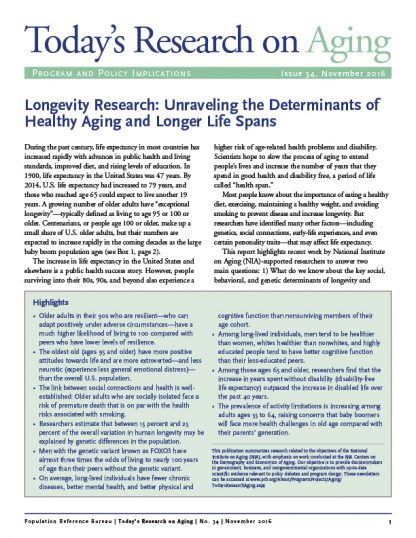 Longevity Research: Unraveling the Determinants of Healthy Aging and ...