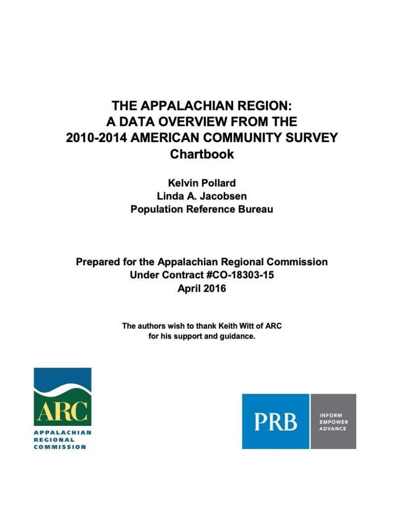 PRB Appalachia Report Examines Jobs, Degrees - Population Reference Bureau